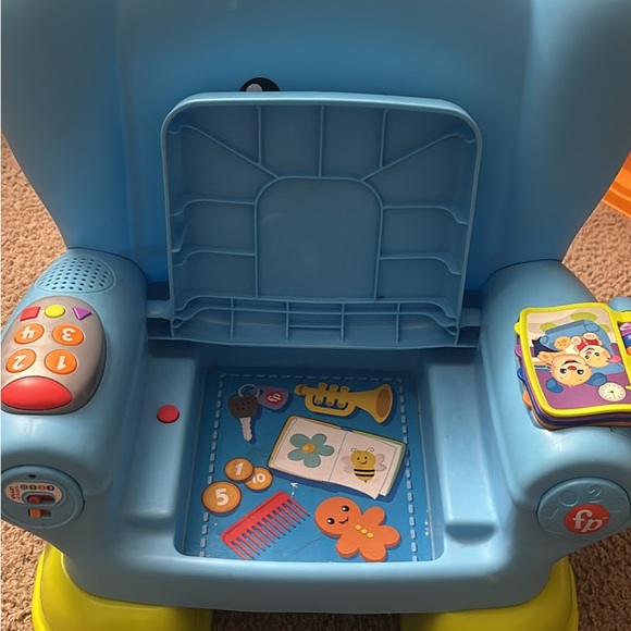 Fisher-Price | Toys | Interactive Blue Kids Toy Chair | Poshmark